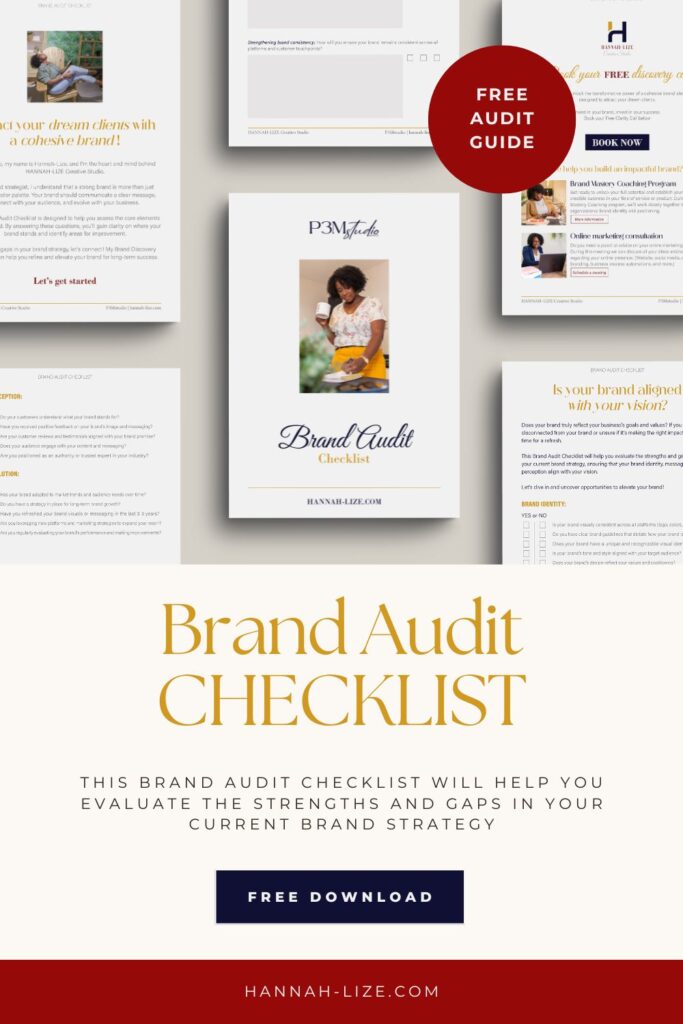 Conducting a Successful Brand Audit a Step By Step Guide - HANNAH-LIZE ...